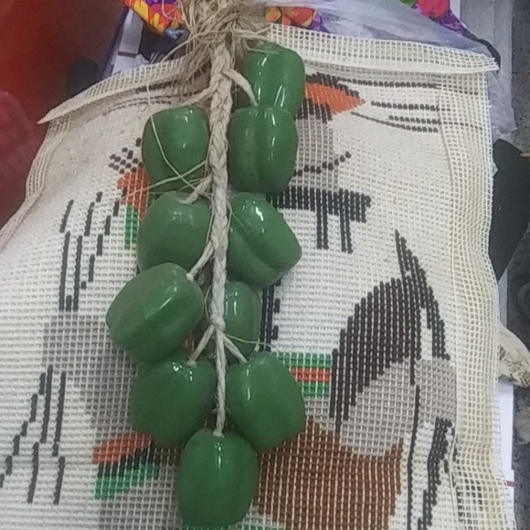 Accents | Vintage String Of 1 Ceramic Bell Peppers | Poshmark